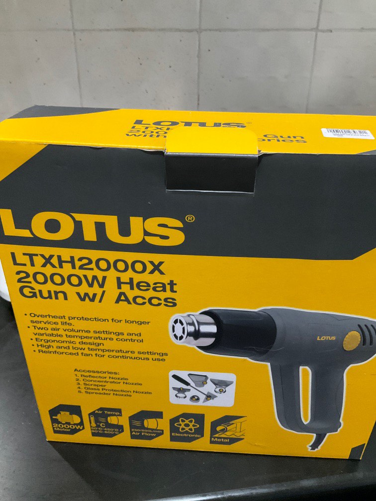 LOTUS Heat Gun, Hobbies & Toys, Stationary & Craft, Craft Supplies ...