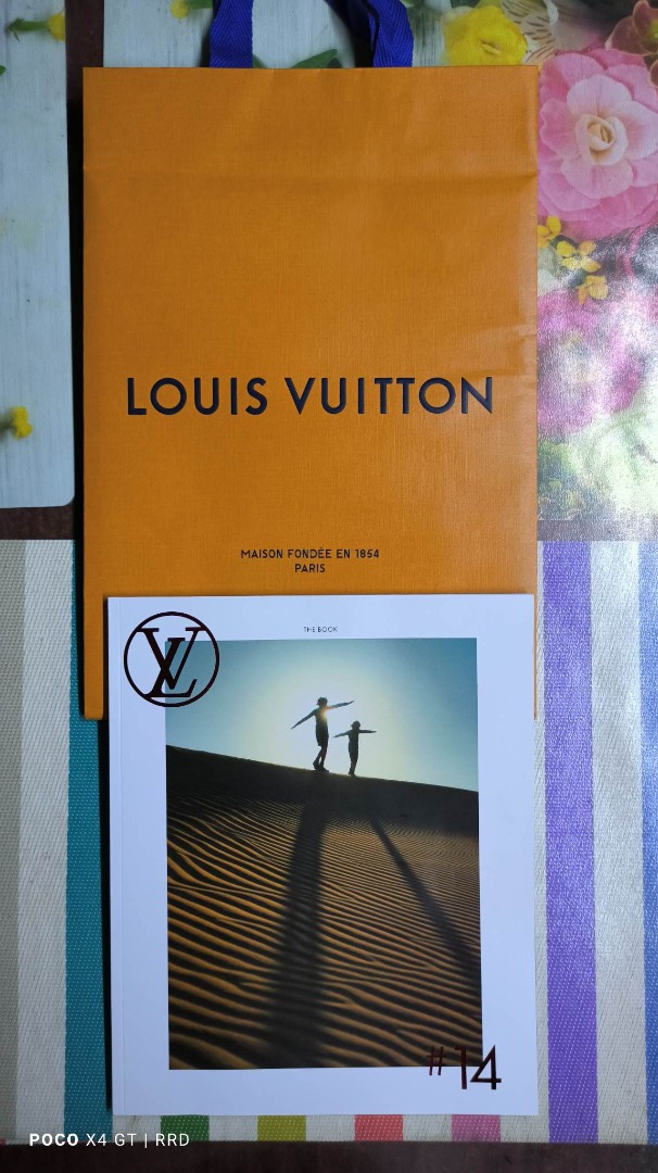 Louie Vuitton paper bag and LV the book no. 14 original, Hobbies & Toys ...