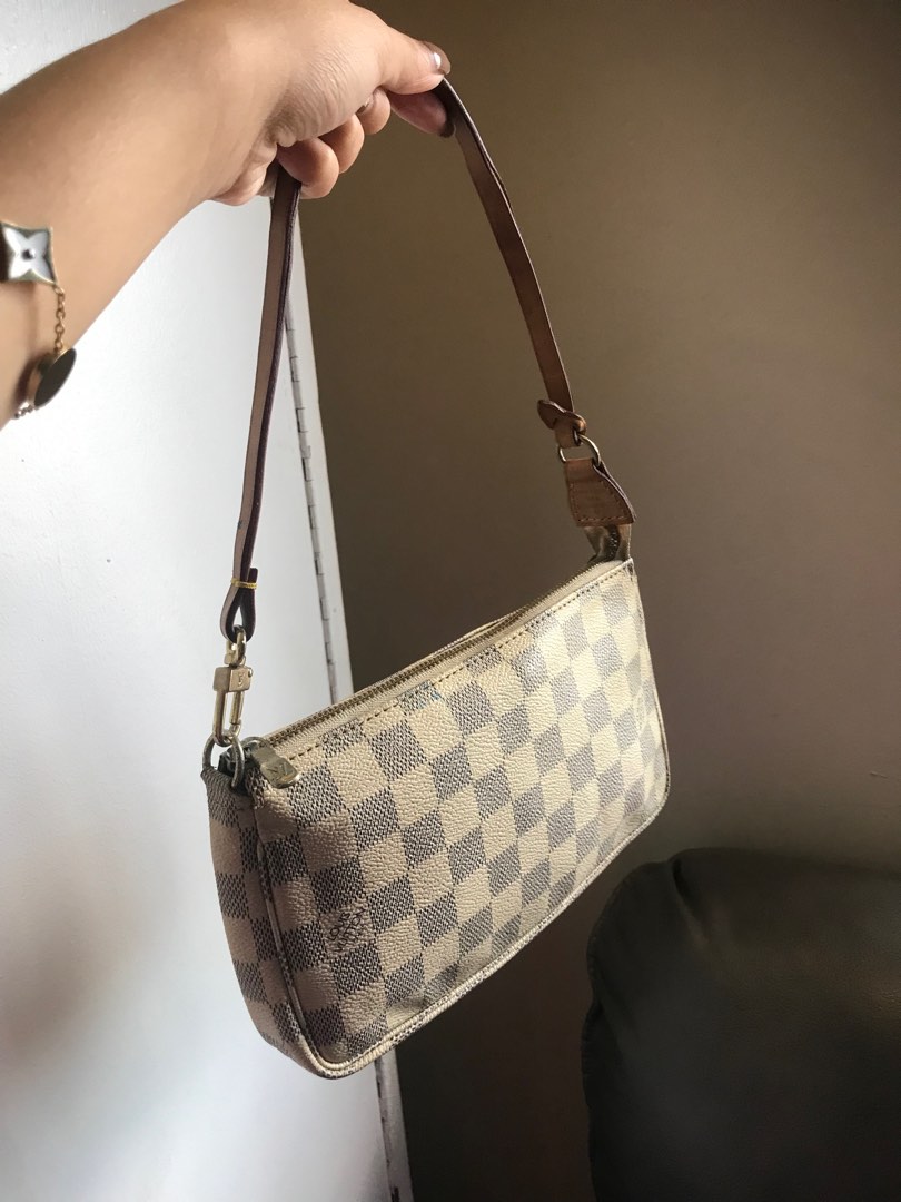 Louis Vuitton Azure Pochette, Luxury, Bags & Wallets on Carousell
