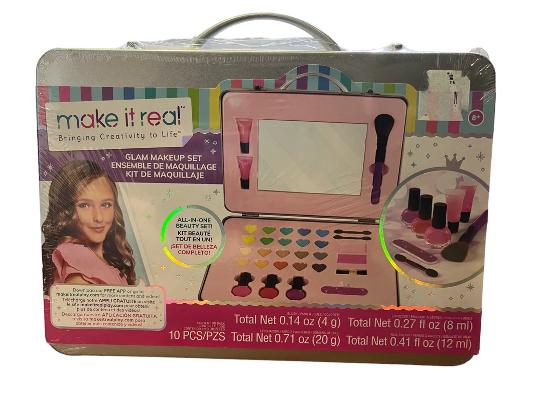 Make it real glam makeup set, Hobbies & Toys, Toys & Games on Carousell