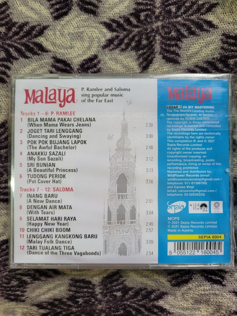 Malaya P Ramlee Dan Saloma Hobbies And Toys Music And Media Cds And Dvds On Carousell