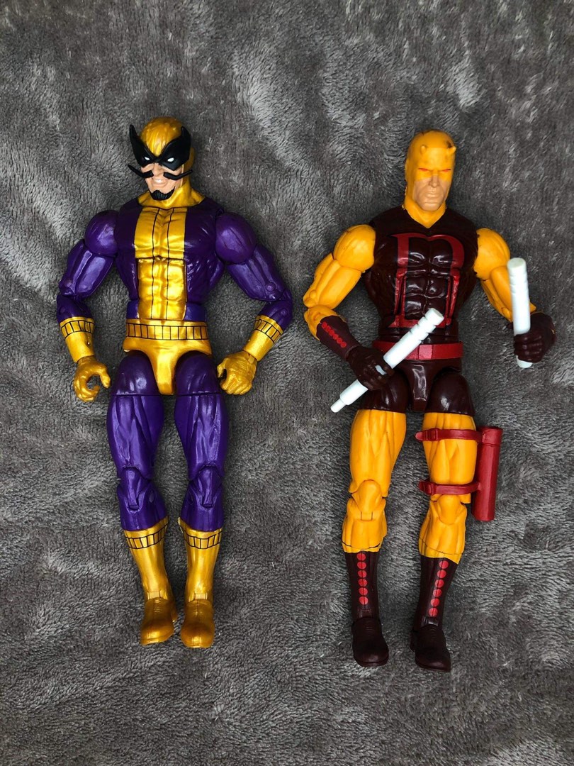 Marvel legends daredevil first appearance yellow dare devil batroc ...