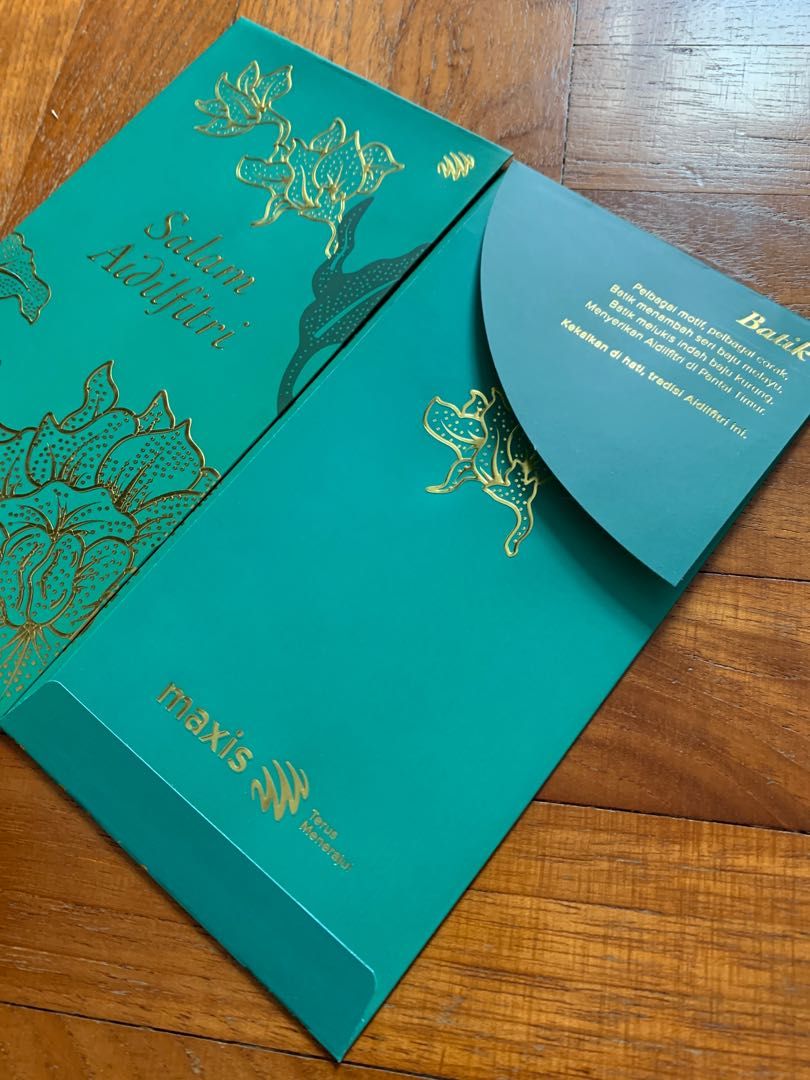 Maxis Red Packet / Green Packet / Raya Packet / Sampul / (6 pieces ...