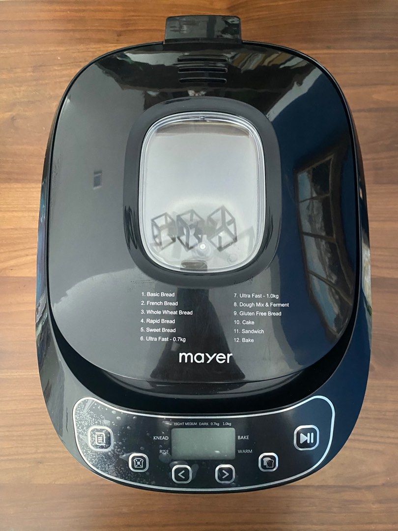 Mayer 1kg Bread Maker MMBM4406, TV & Home Appliances, Kitchen ...
