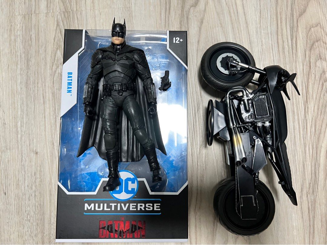 Mcfarlane Toys DC Multiverse Batman 2022 with Batcycle, Hobbies & Toys ...