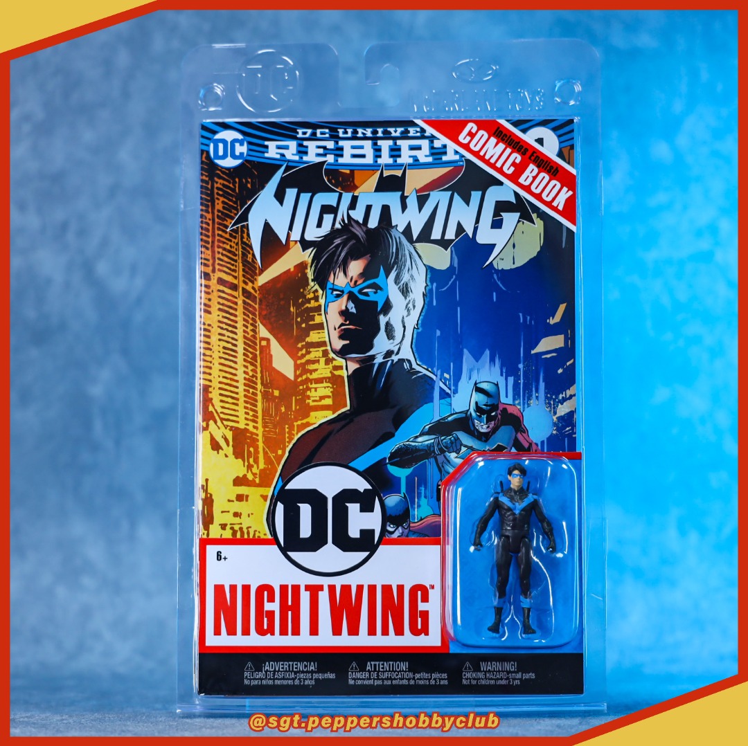 Mcfarlane Toys Nightwing Page Punchers 3-Inch Scale Action Figure with ...