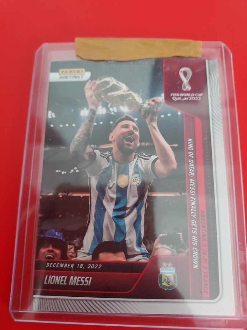 Messi world cup card, Hobbies & Toys, Toys & Games on Carousell