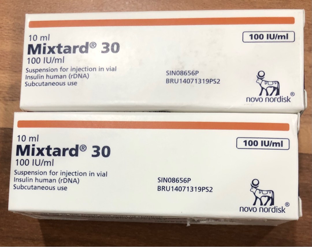 Mixtard 10ml, Health & Nutrition, Medical Supplies & Tools on Carousell