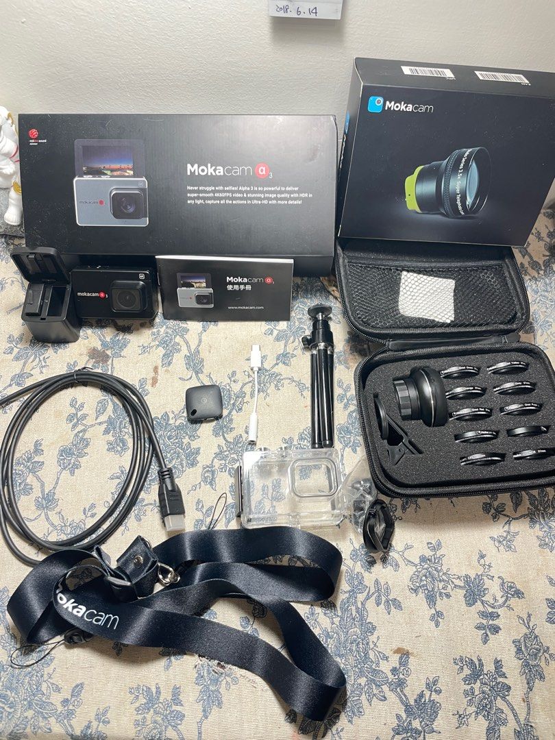 二手）Mokacam alpha 3 運動相機(可議價）, 相機攝影, 相機在旋轉拍賣