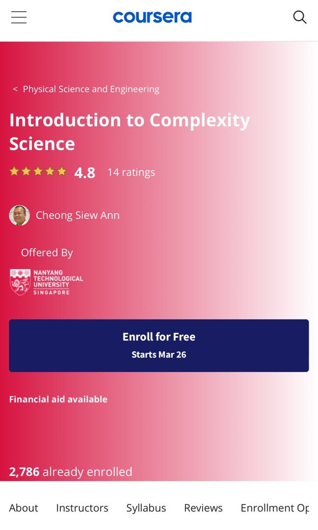 MOOC Introduction to Complexity Science Answers, Hobbies & Toys, Books & Magazines, Textbooks on ...