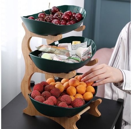 Multi Layer Tray for Fruit & Snack Palette Fruit Basket Vegetables ...