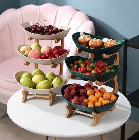 Multi Layer Tray for Fruit & Snack Palette Fruit Basket Vegetables ...
