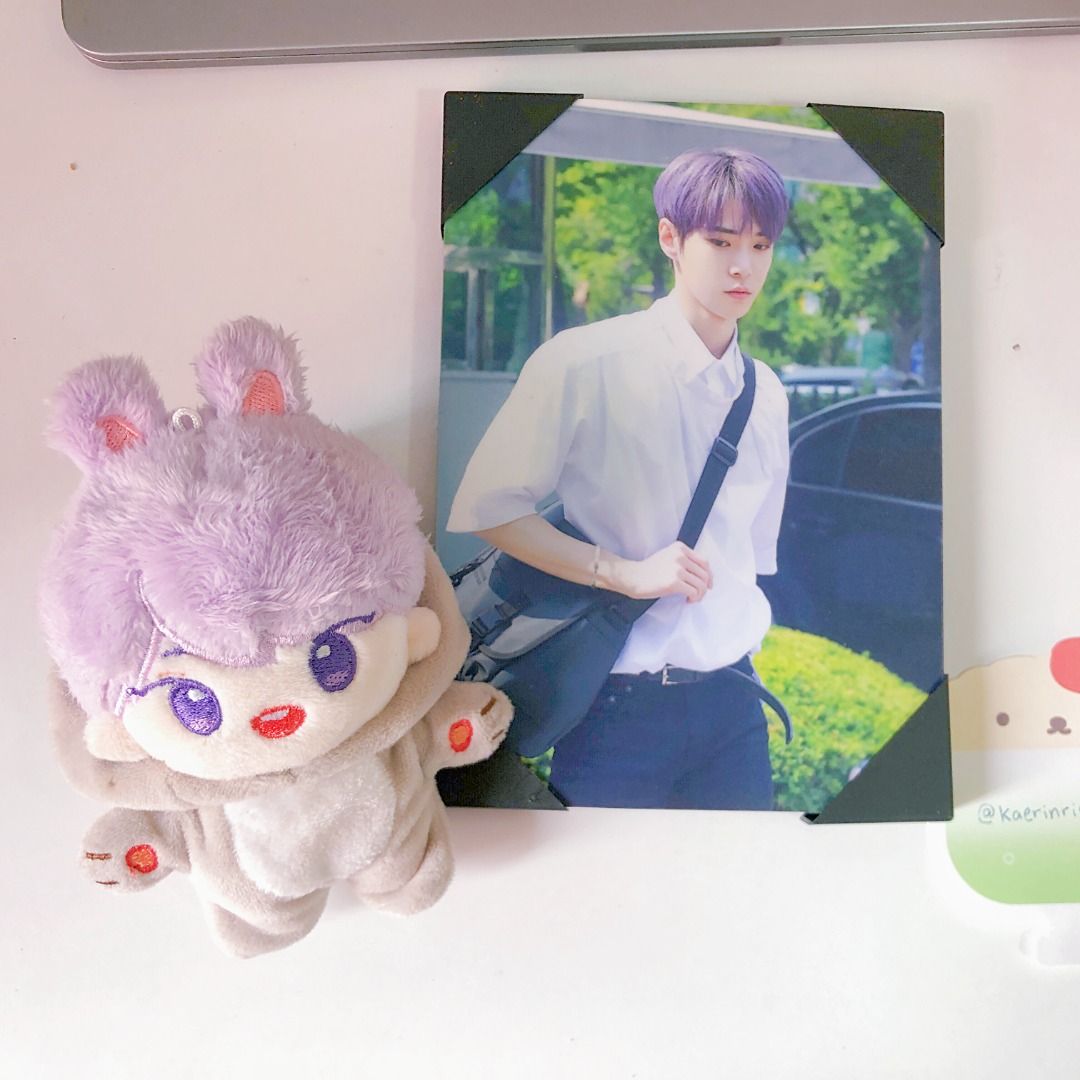 [sold] NCT Doyoung 10cm doll + wooden photo print display, Hobbies ...
