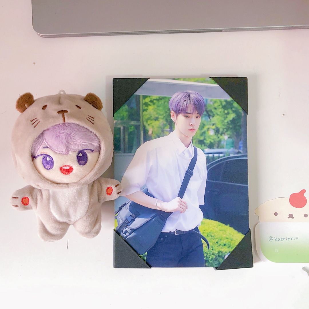 [sold] NCT Doyoung 10cm doll + wooden photo print display, Hobbies ...