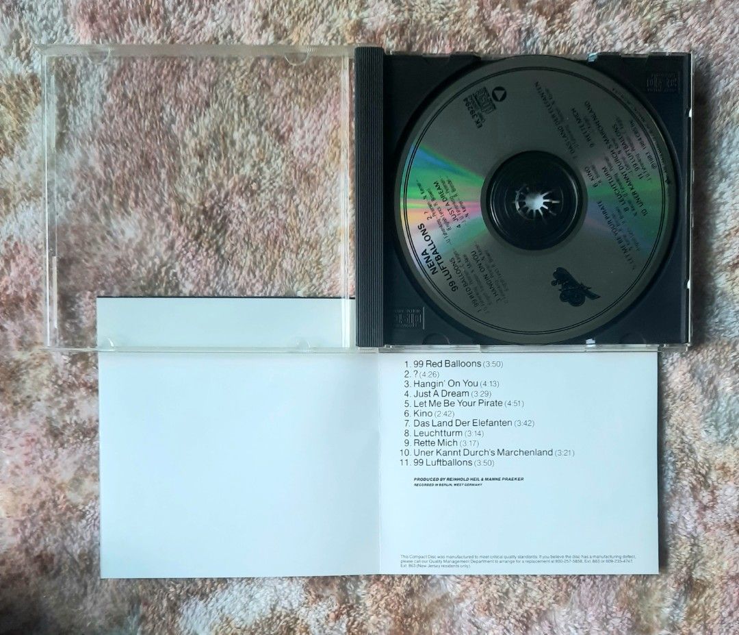 Nena Luftballons Cd Hobbies Toys Music Media Cds Dvds On Carousell