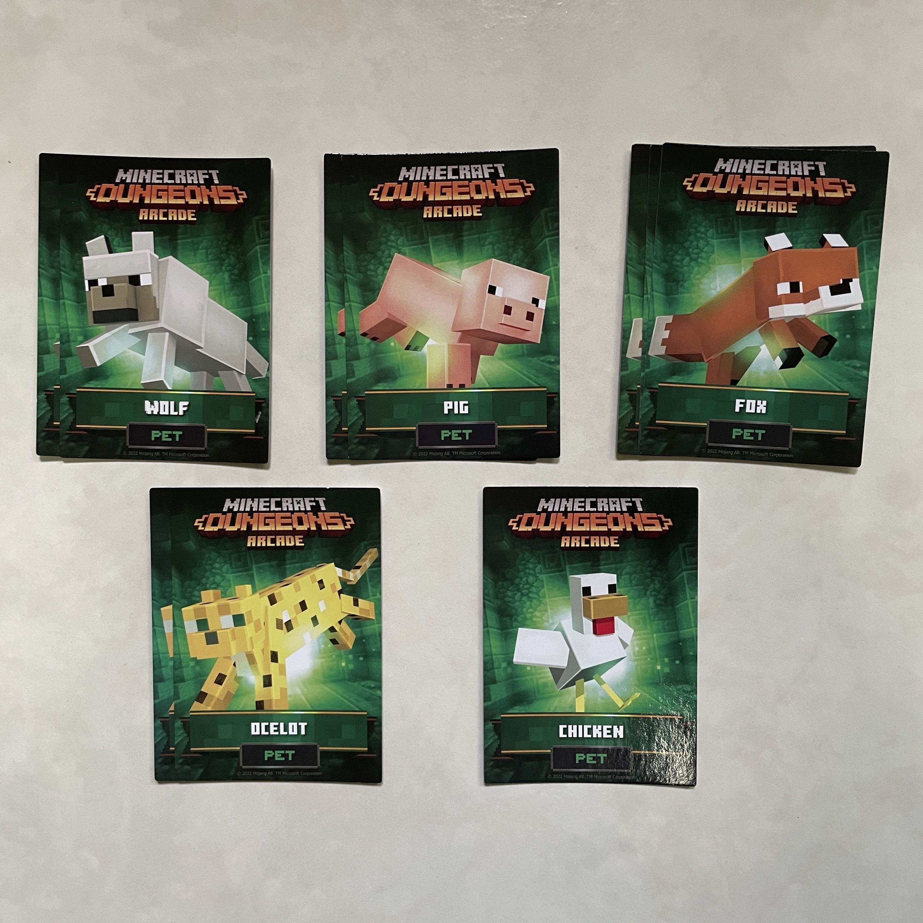 Minecraft Dungeons arcade cards ~ series 2 + hidden depths, Hobbies ...