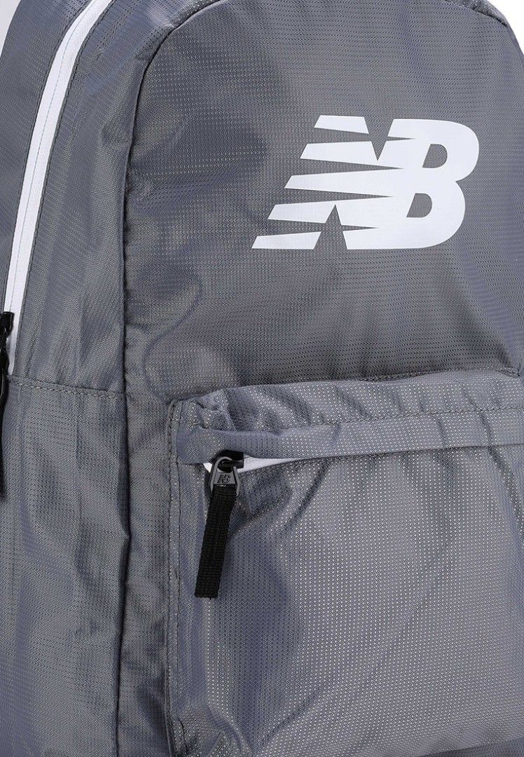 New balance back pack core opp grey sports bag gym workout school bag ...