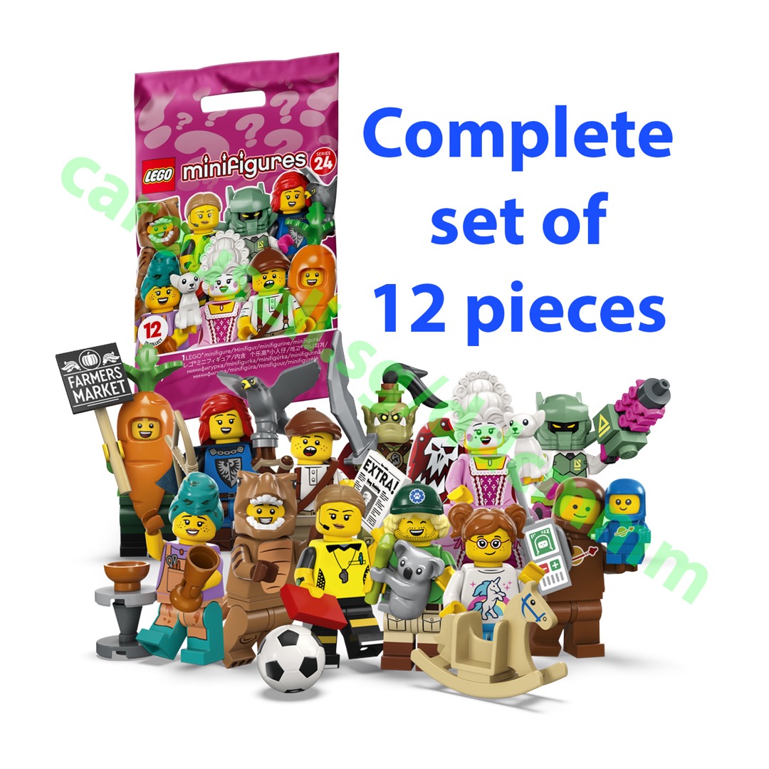 New Sealed - Full Complete Set of 12 - LEGO Series 24 CMF 71037 - Collectible Minifigs - Rex ...