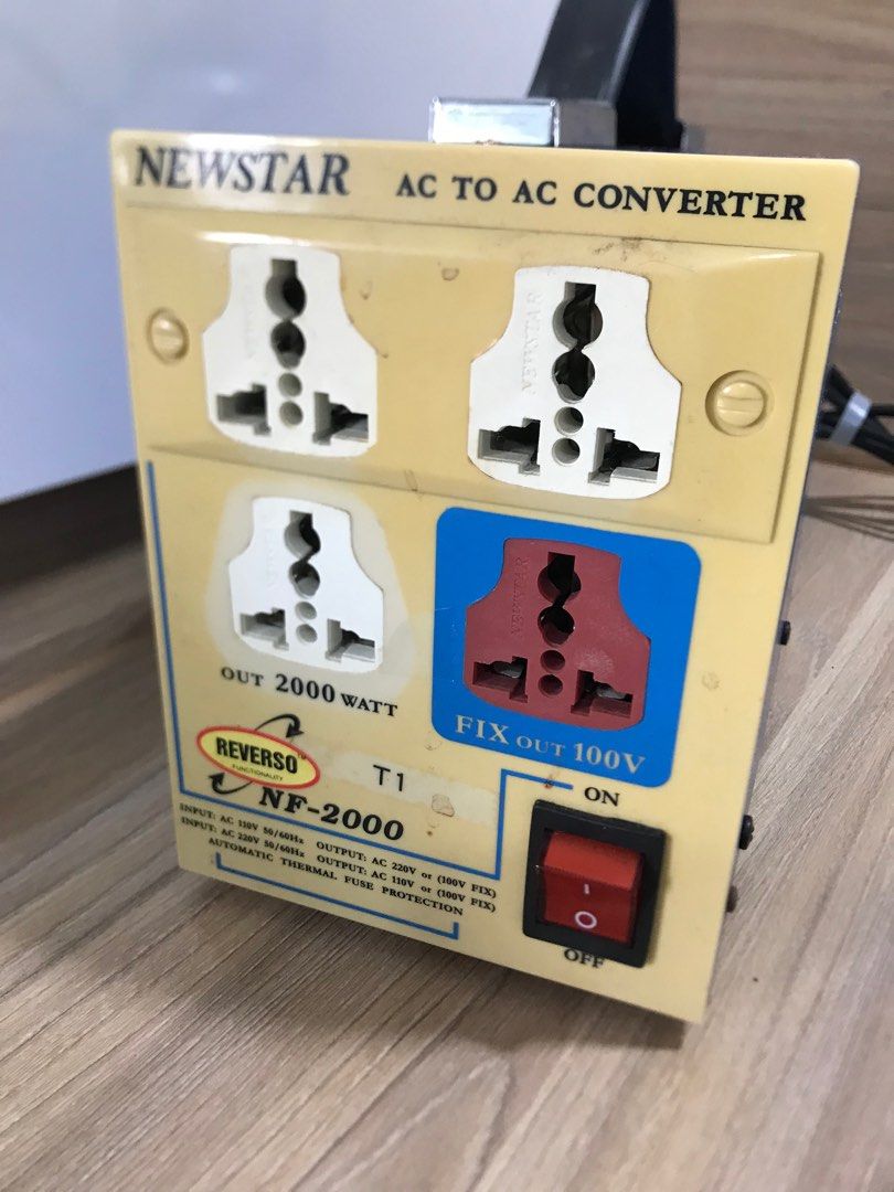 NEWSTAR AC to AC Converter Transformer (110V/220V)(2000W), TV & Home ...