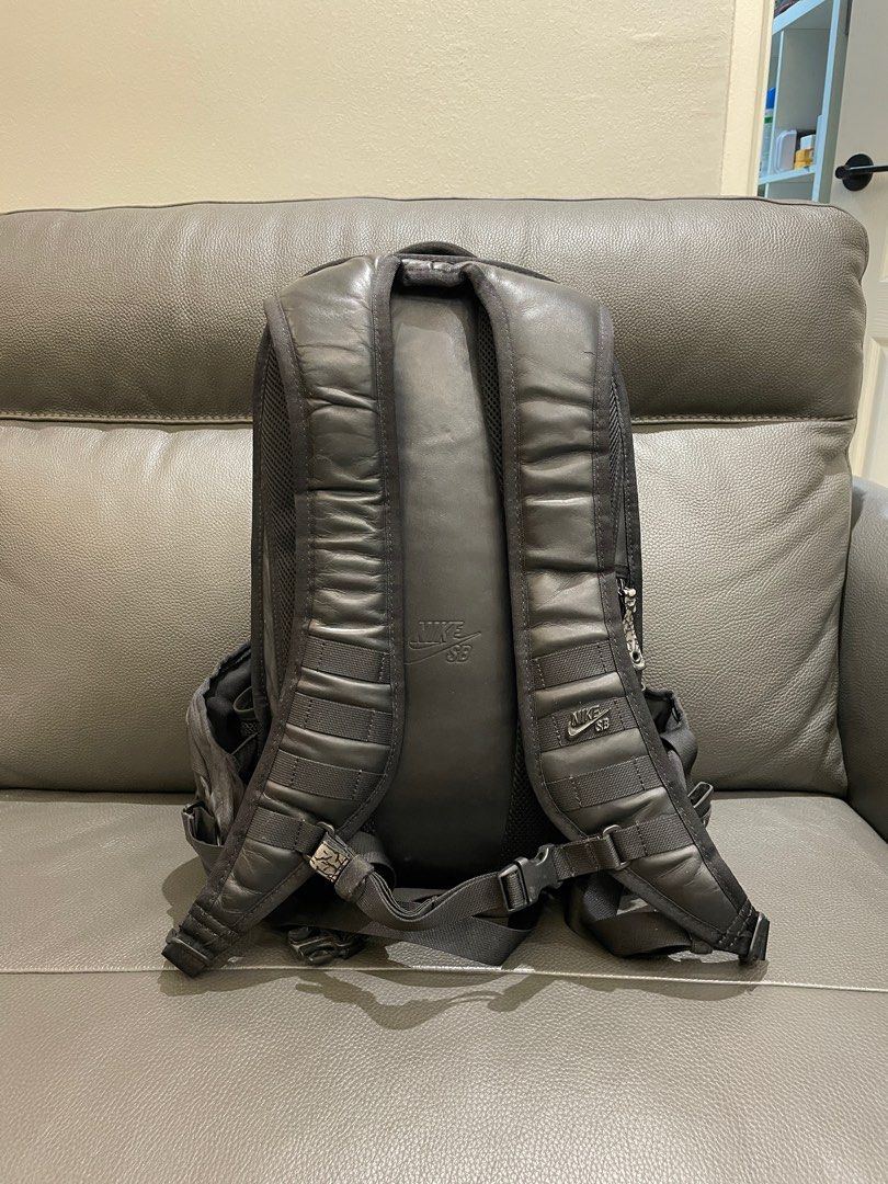 Nike SB Backpack black leather Premium Collection vintage, Men's ...