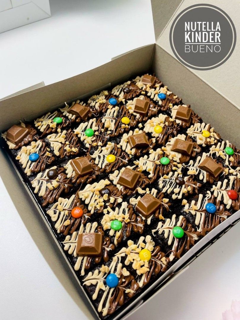 Nuttela Brownies (HALAL), Food & Drinks, Homemade Bakes on Carousell
