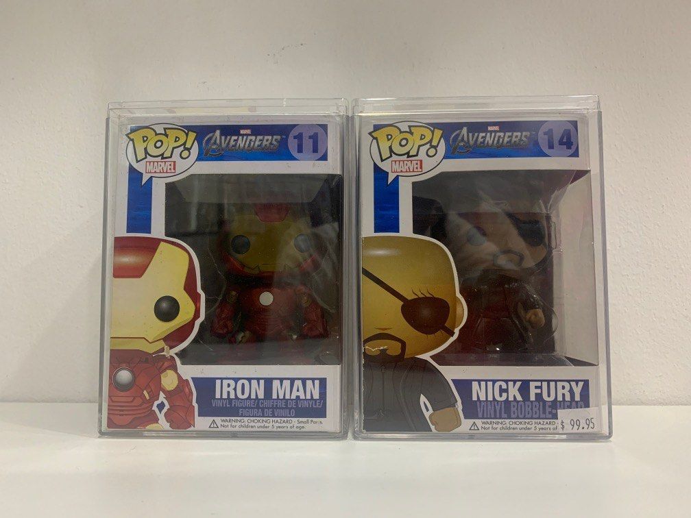 OG Avengers Funko Pop Set, Hobbies & Toys, Memorabilia & Collectibles ...
