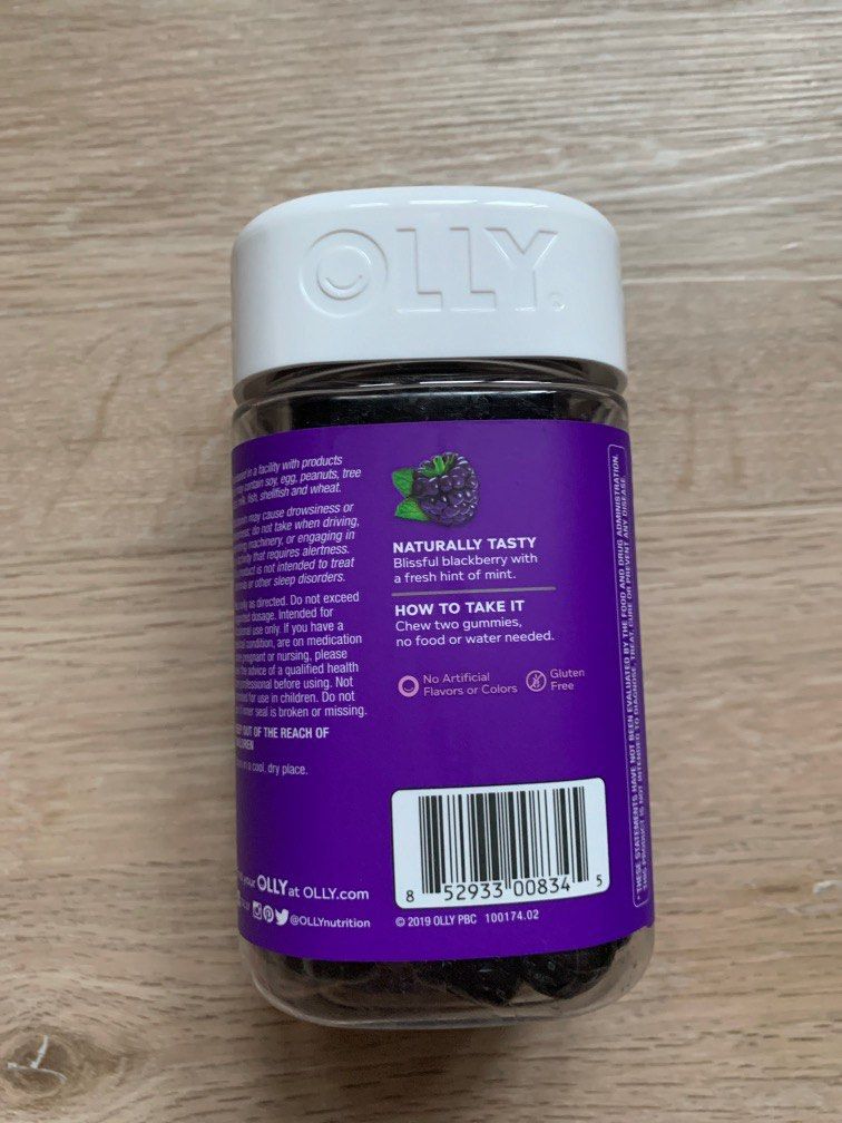 OLLY SLEEP GUMMIES (110 COUNT), Health & Nutrition, Health Supplements ...