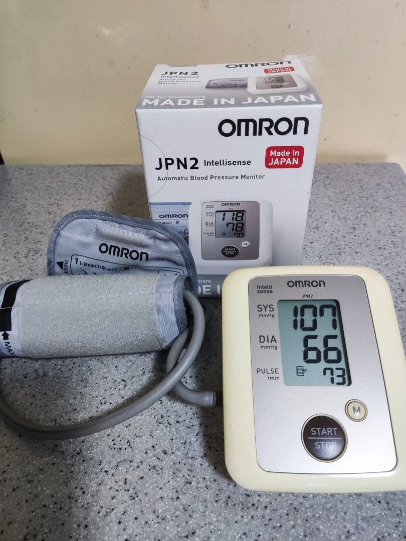 Omron JPN2 Blood Pressure monitor, Health & Nutrition, Health Monitors & Weighing Scales on ...