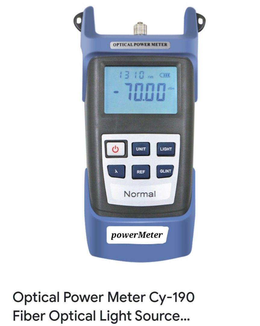 Optical power meter full set, Computers & Tech, Parts & Accessories ...