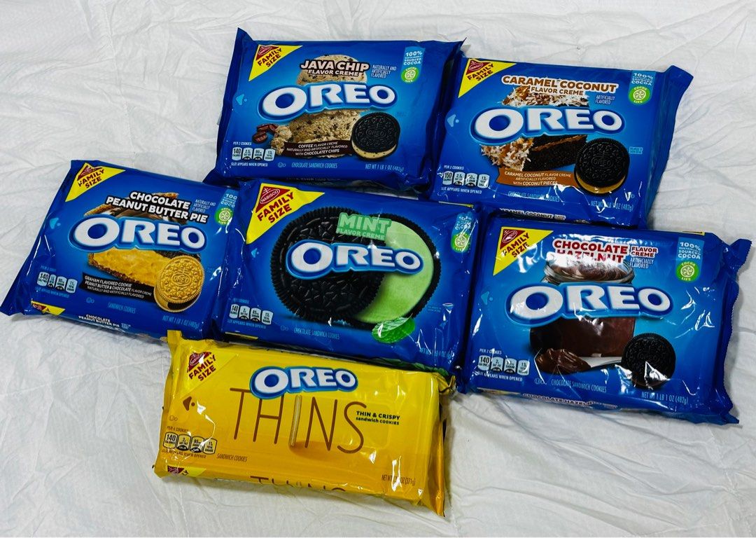 Oreo Mint, Chocolate Hazelnut, Lemon, Java Chip, Coconut, Peanut Butter ...
