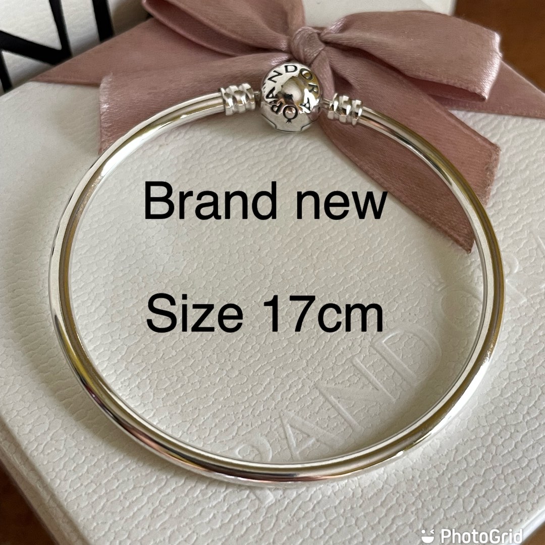 Pandora logo bangle size 17cm, Women's Fashion, Jewelry & Organizers ...