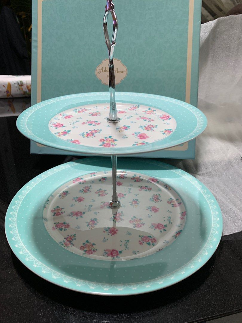 Pastry 2 tier plate - Ashlyn Anne, Furniture & Home Living, Kitchenware ...