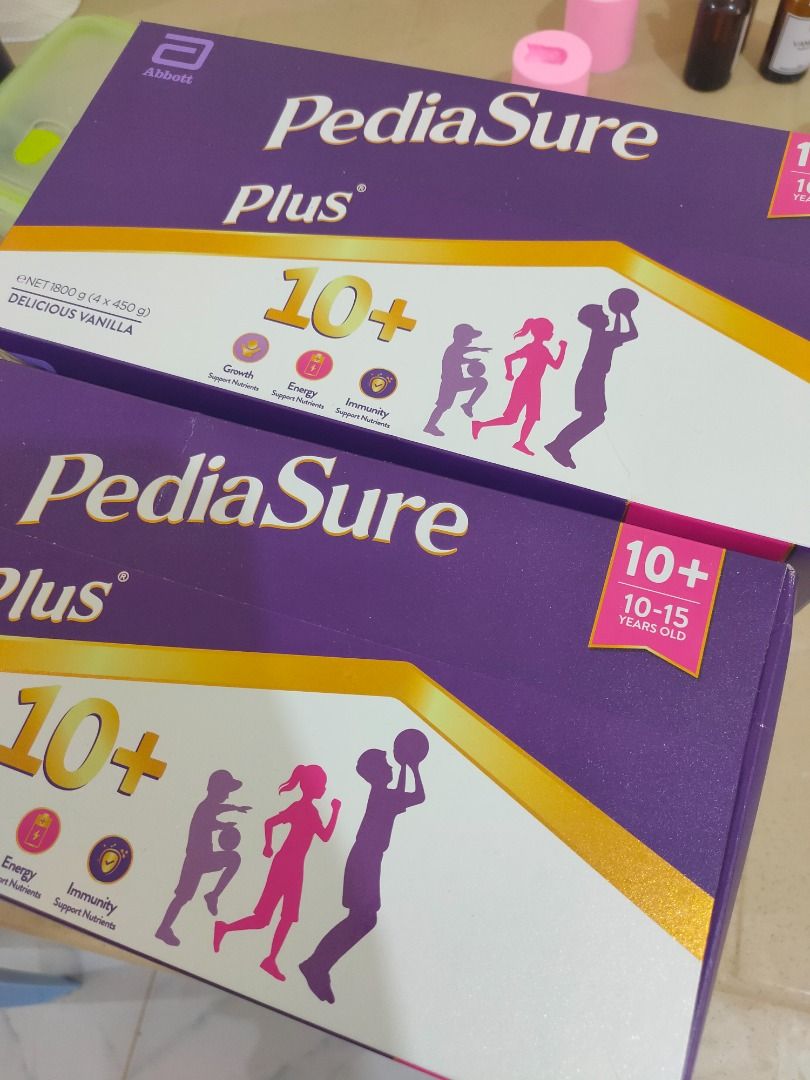PediaSure Plus Vanilla Up Age 10+ 1800grams, Babies & Kids, Nursing & Feeding, Breastfeeding ...