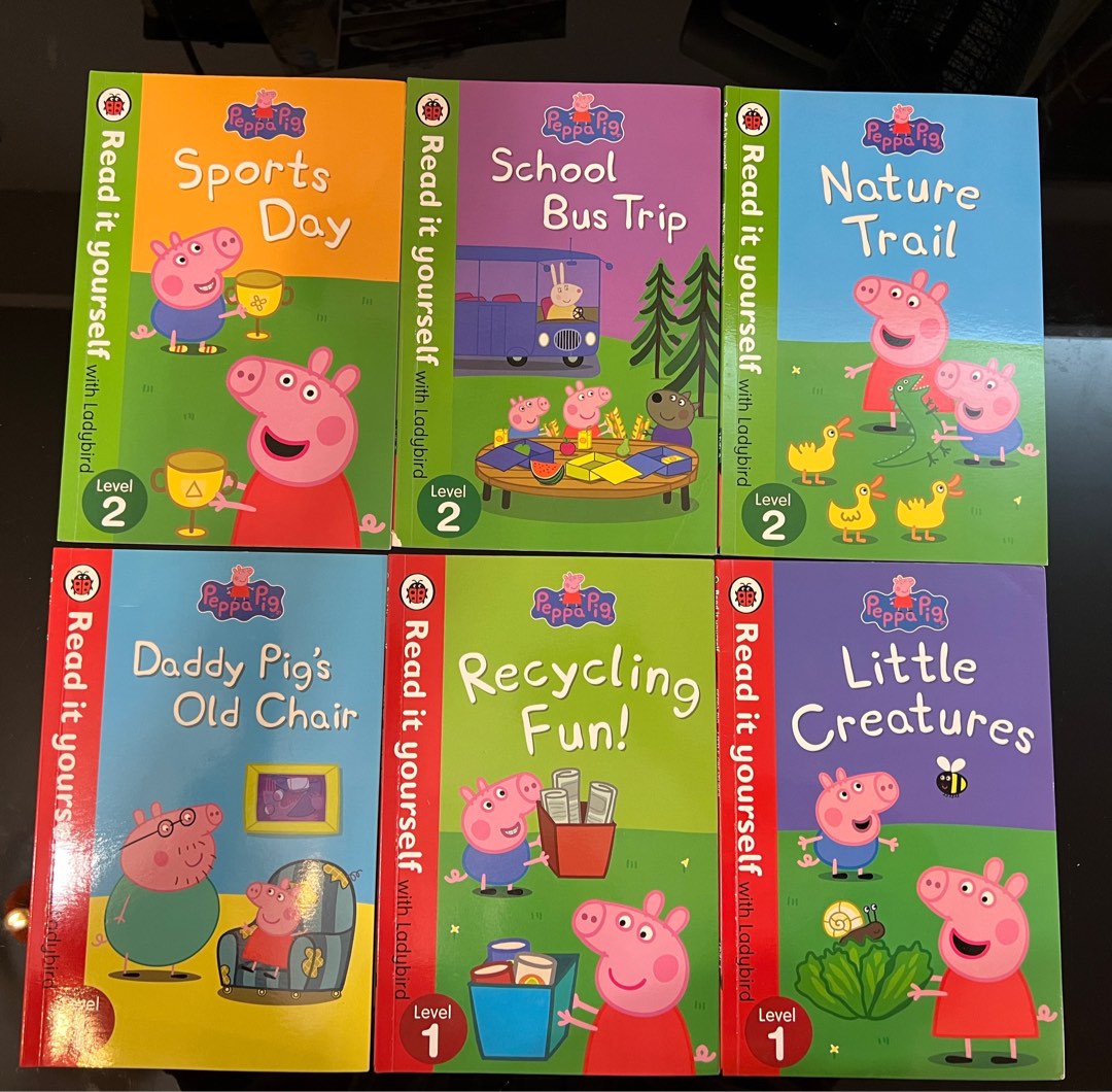 Peppa Pig Story Book Read it yourself - Ladybird, 興趣及遊戲, 書本 & 文具, 小朋友書 ...