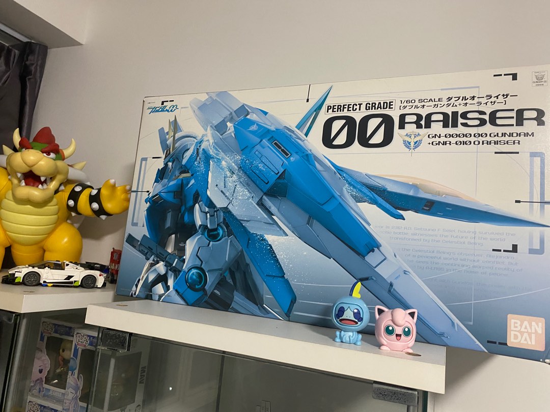 Perfect Grade Gundam PG 00 Raiser (half-built), Hobbies & Toys, Toys ...