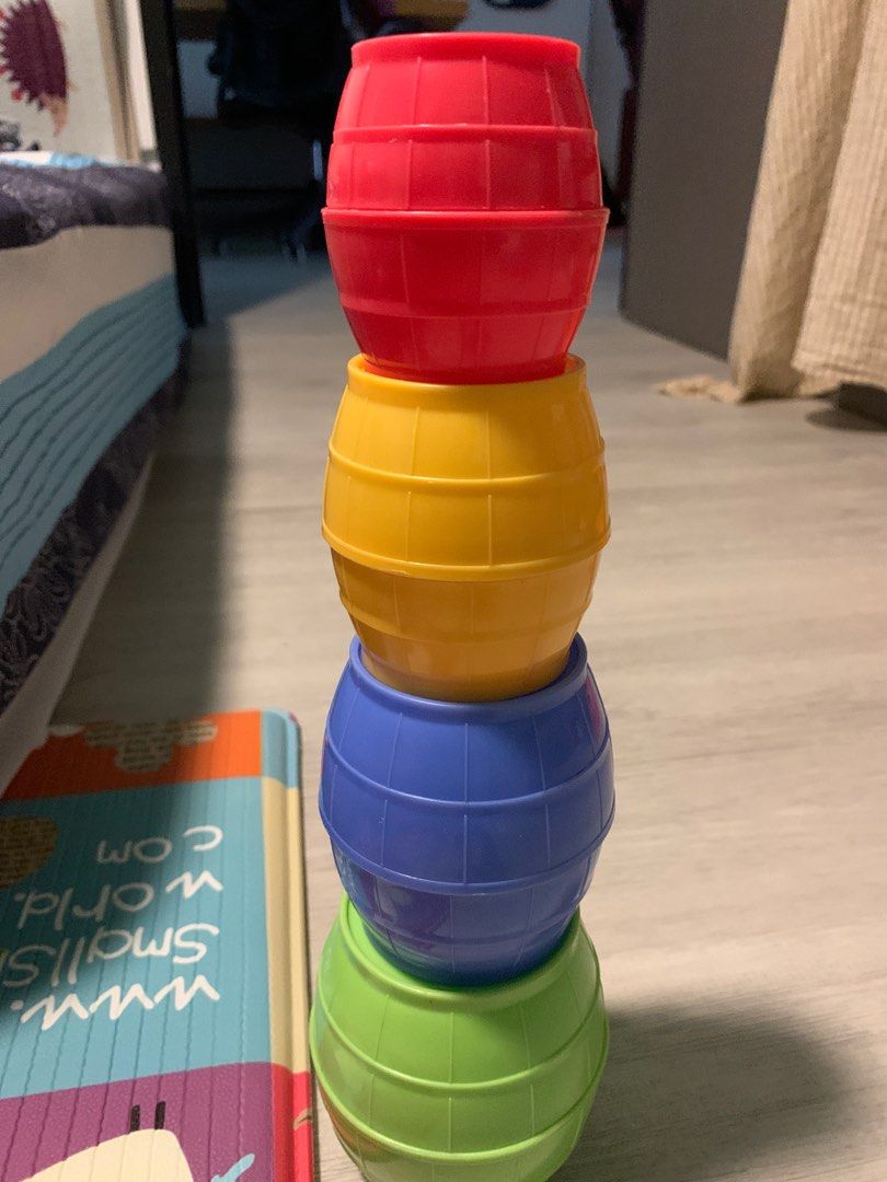 Playskool barrels stack and nest toy, Babies & Kids, Infant Playtime on ...