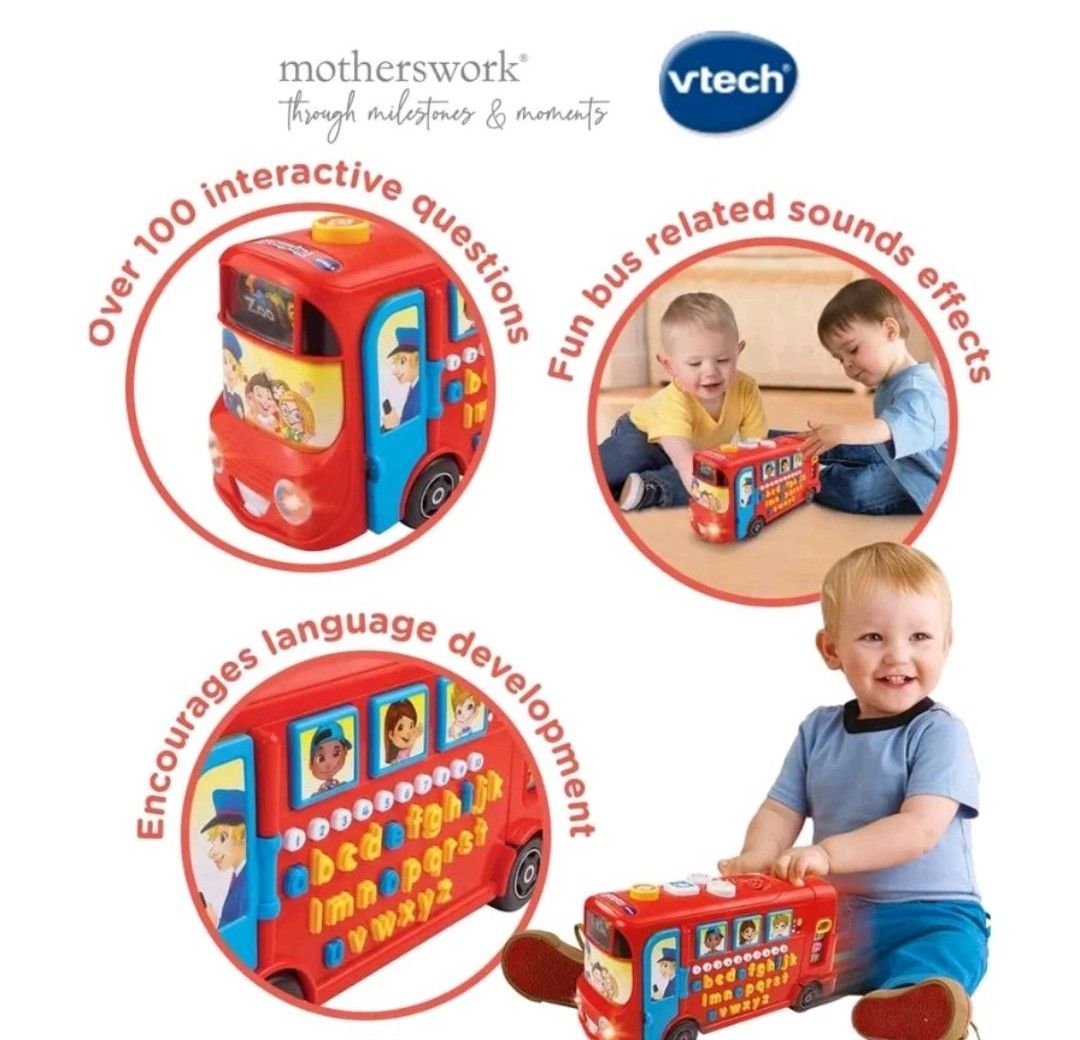 playtime bus with music and learning (vtec), Hobbies & Toys, Toys ...