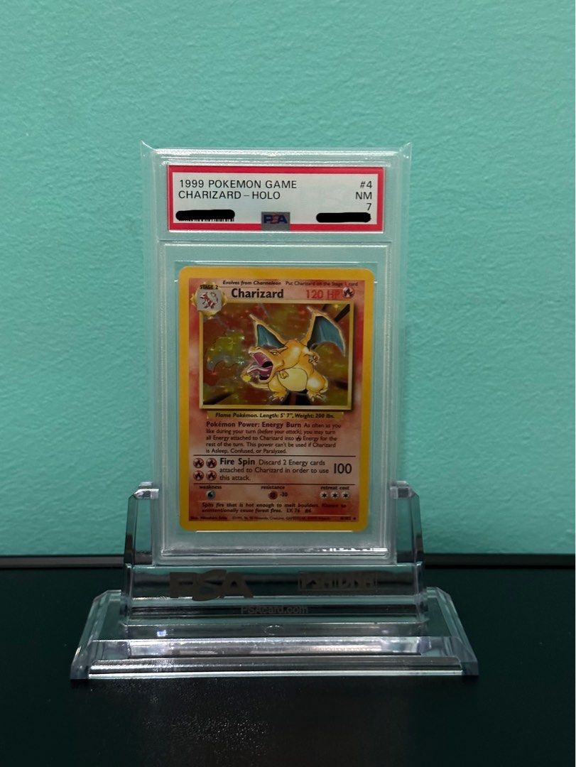 Pokemon Base Set unlimited Charizard PSA 7, Hobbies & Toys, Toys ...