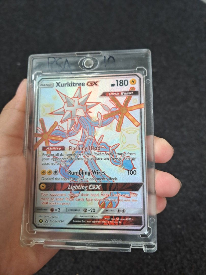 Pokemon card(hidden fates xurkitree GX), Hobbies & Toys, Toys & Games ...