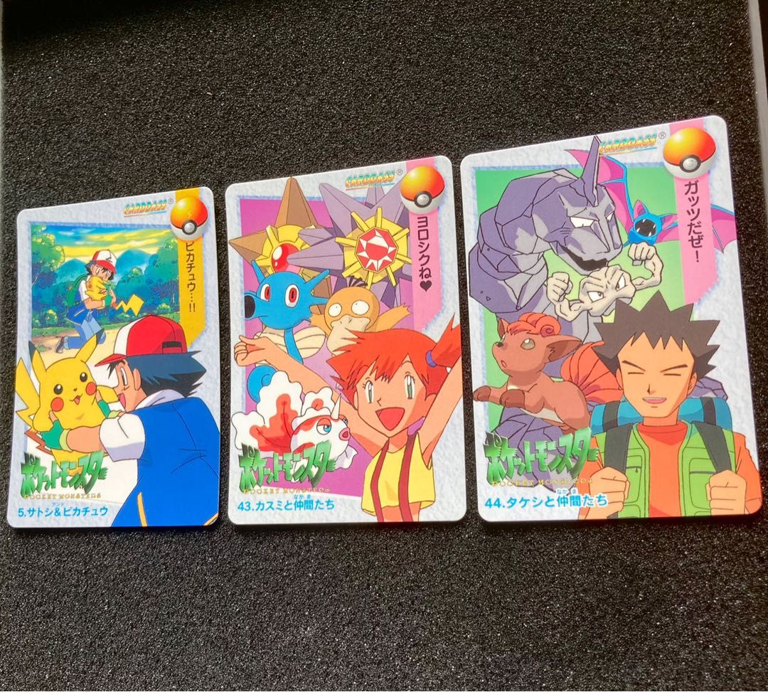 Pokemon Cards Ash Misty and Brock, Hobbies & Toys, Toys & Games on ...
