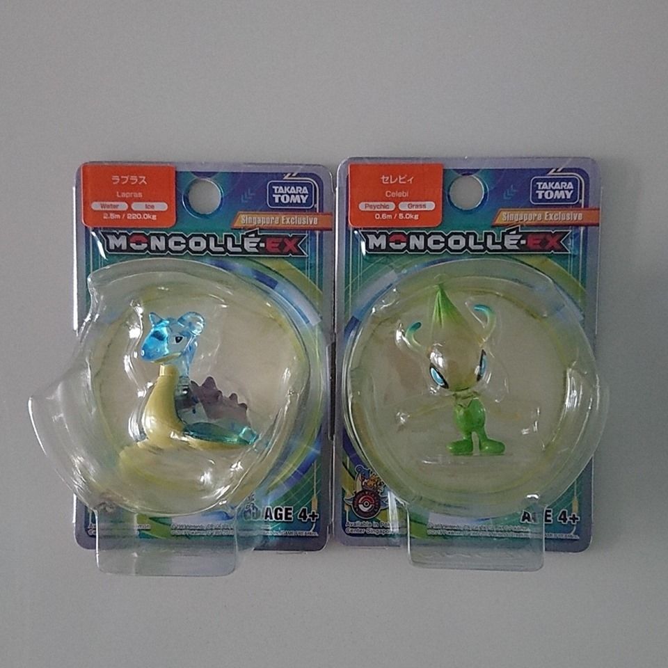 Pokemon Center Singapore Exclusive Limited Moncolle EX Clear Figures ...
