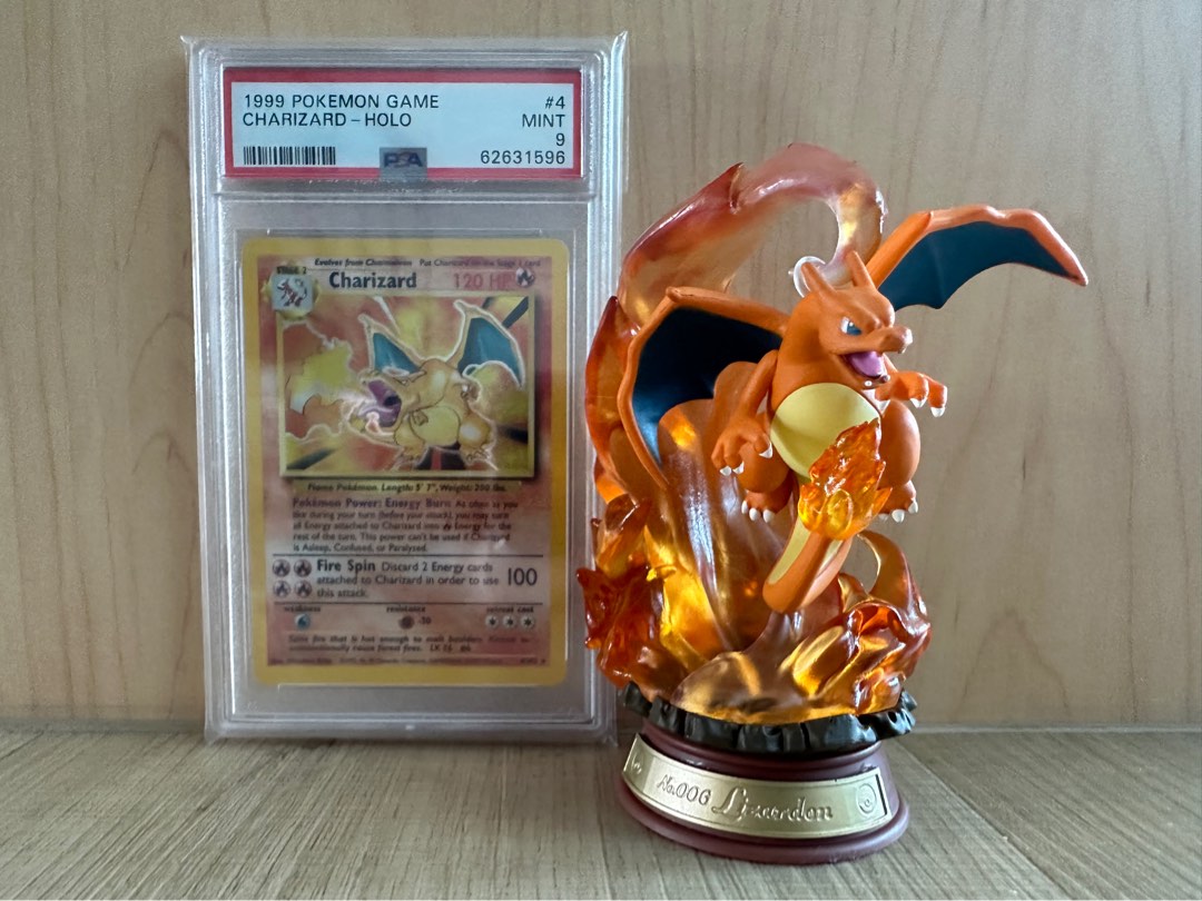 Pokemon charizard base set psa 9, Hobbies & Toys, Toys & Games on Carousell