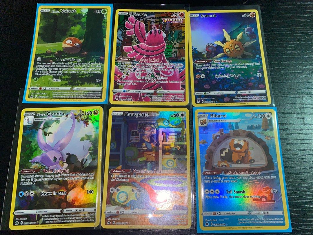 Pokemon Crown Zenith CZ Galarian Gallery GG AR9 TCG Cards Riolu Duskull ...