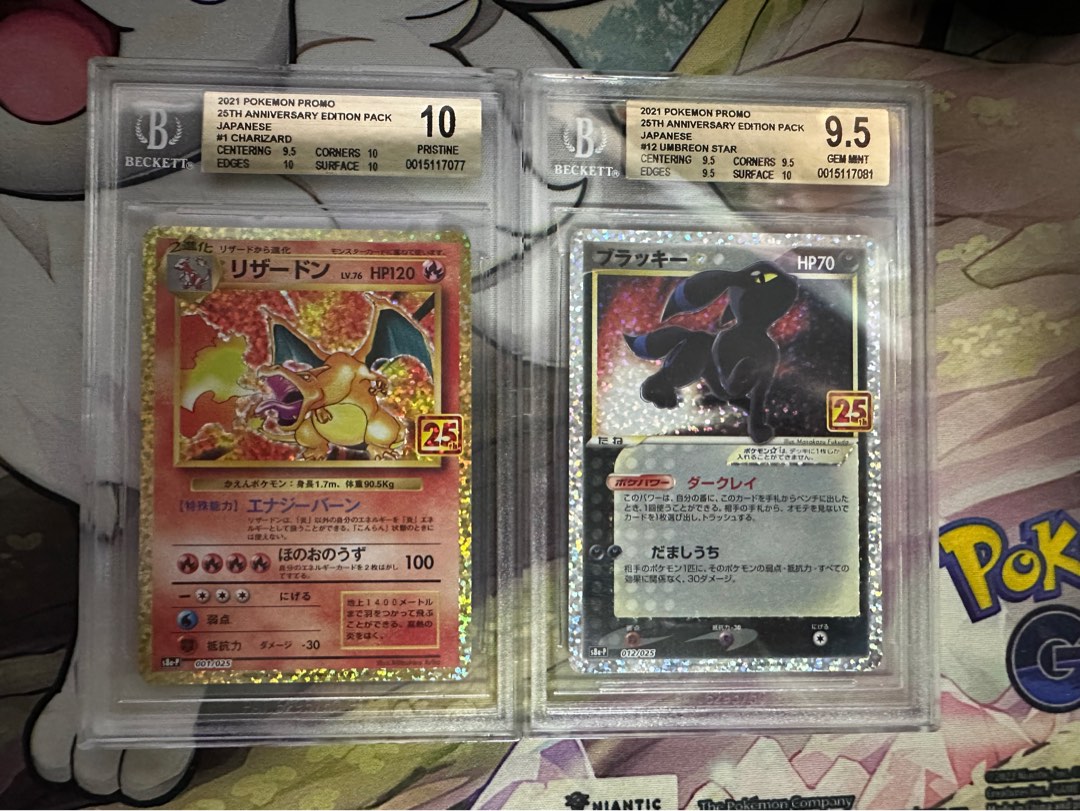 Pokemon TCG - BGS 10 Charizard and BGS 9.5 Umbreon, Hobbies & Toys ...