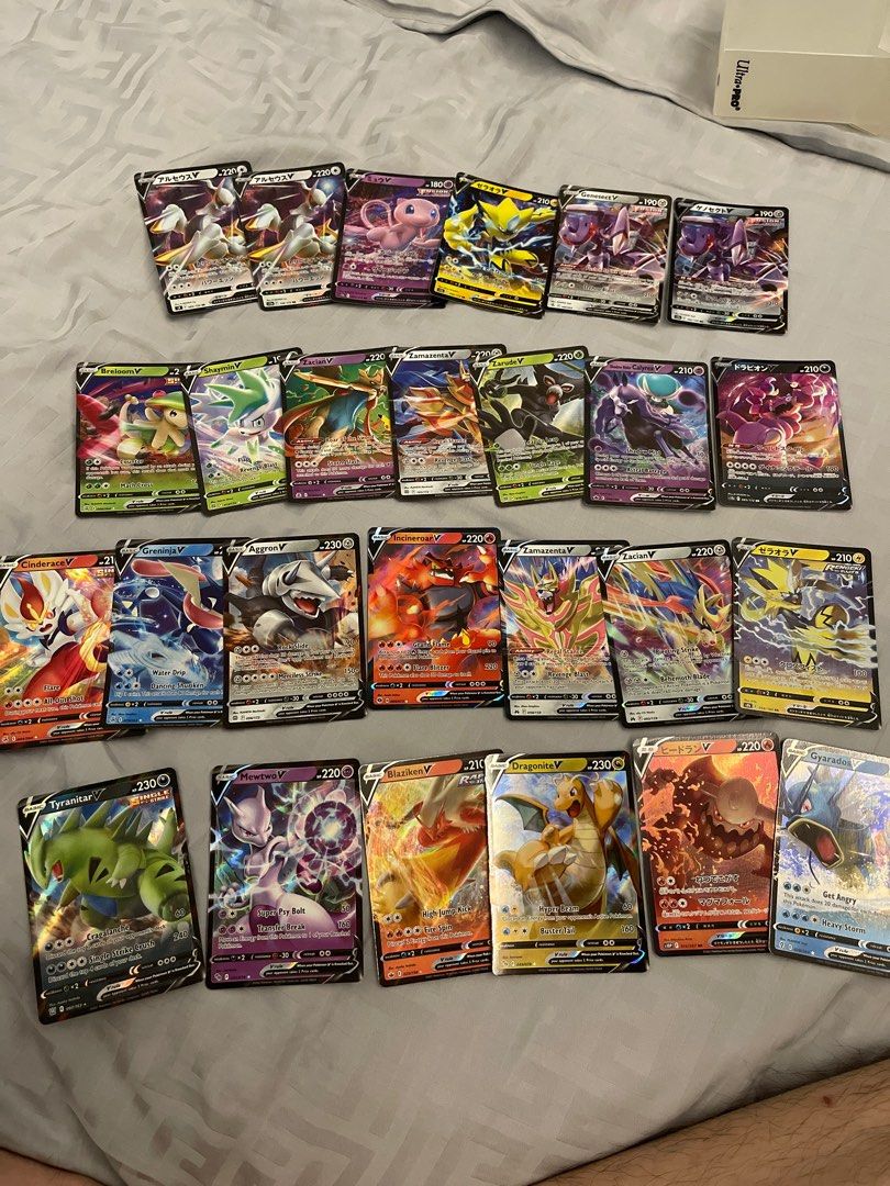 Pokemon v cards, Hobbies & Toys, Toys & Games on Carousell