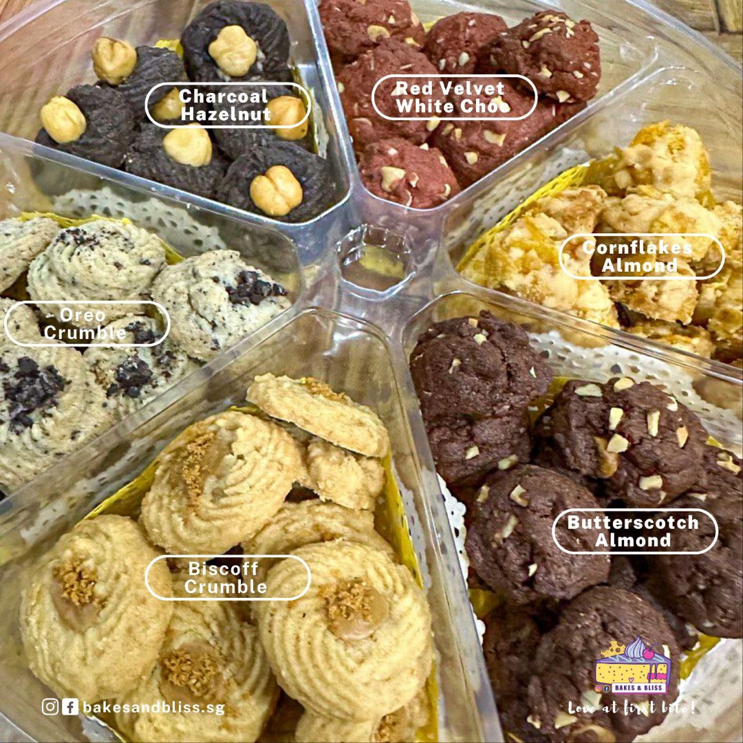 Premium Raya cookie platter, Food & Drinks, Homemade Bakes on Carousell