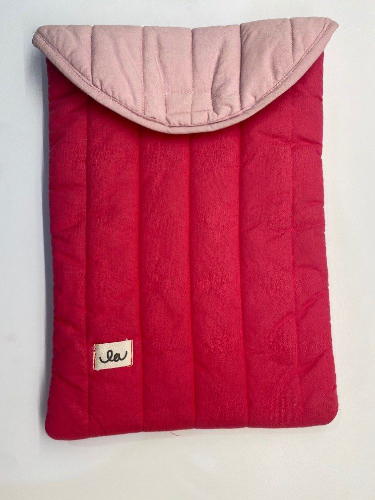 Puffy Laptop Sleeve Case Pink Telepon Seluler And Tablet Aksesoris