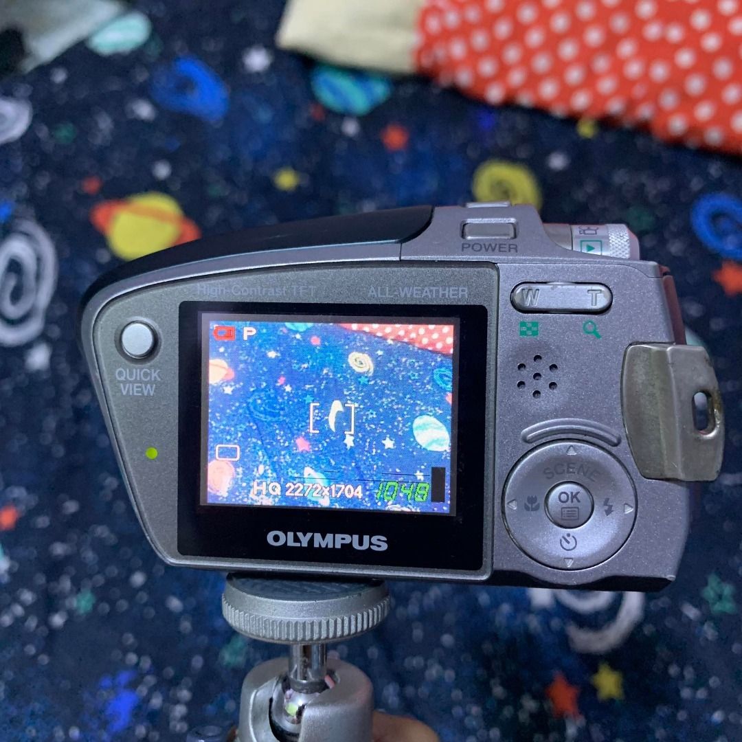 RARE Olympus Mju Digital, Photography, Cameras on Carousell