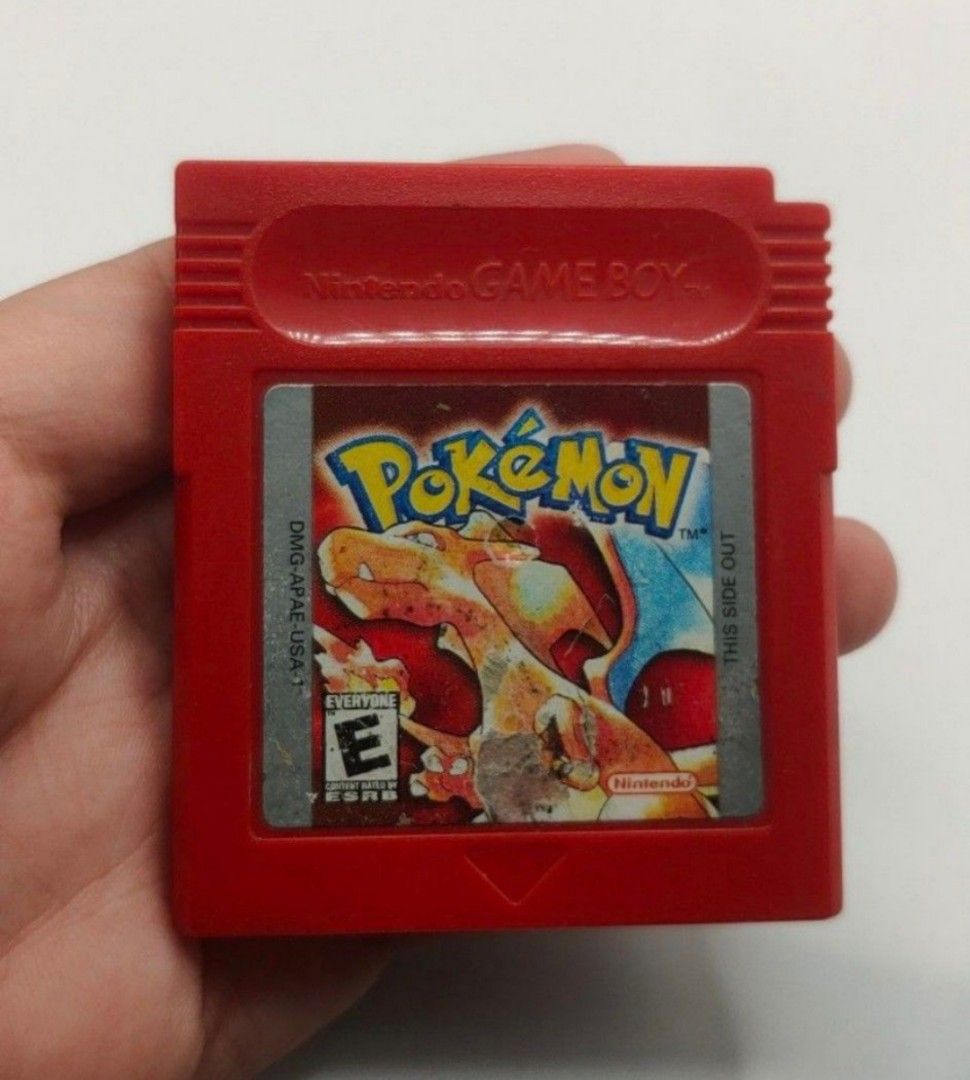 RARE Original Nintendo Gameboy Pokemon Red, Video Gaming, Video Game ...