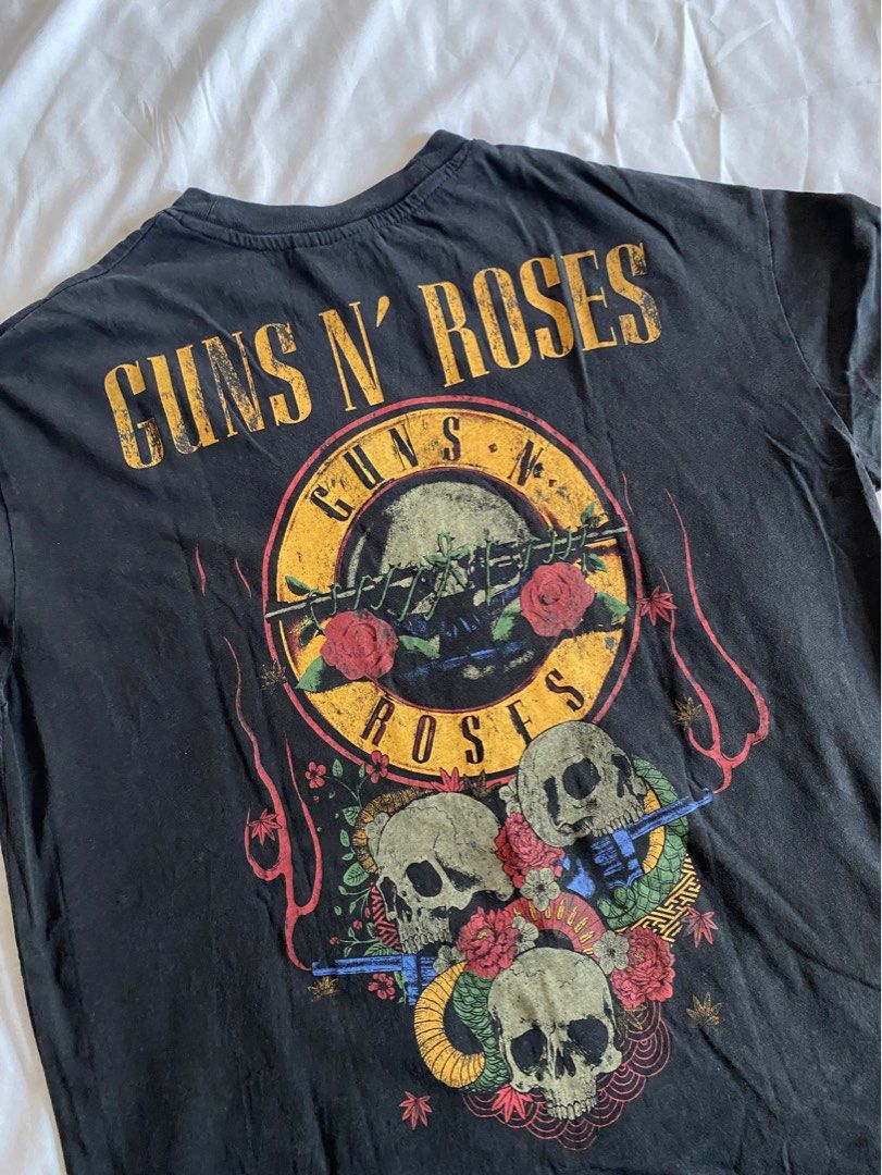 Rare Vintage Oversized Band Shirt - H&M / Cotton On Guns and Roses ...